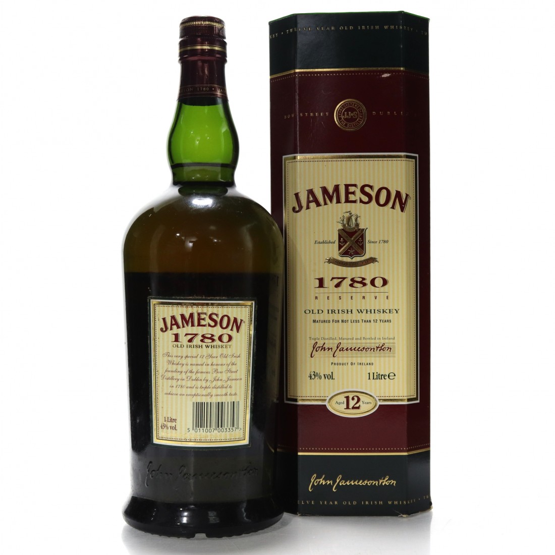 Jameson '1780' Reserve 12 Year Old 1 Litre | Whisky Auctioneer