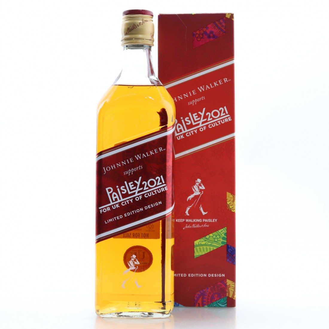 Johnnie Walker Red Label Limited Edition / Paisley for 2021 UK City of ...