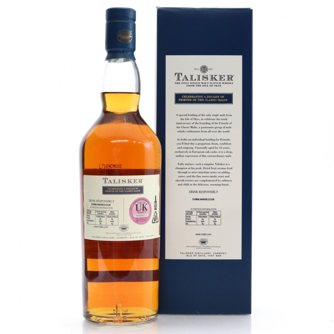 Talisker 12 Year Old / A Decade of the Friends of the Classic Malts ...