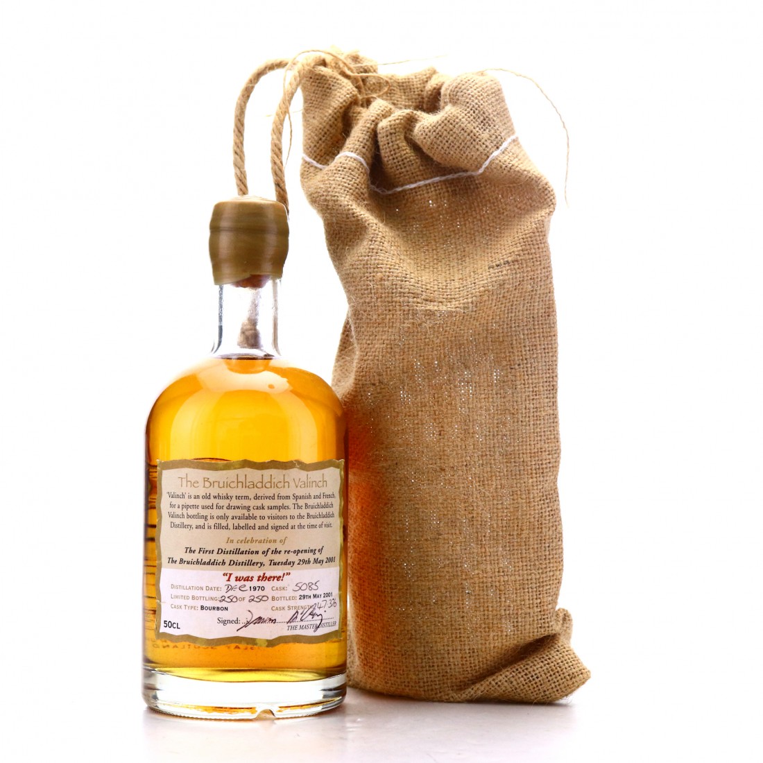 Bruichladdich 1970 Valinch I Was There 30 Year Old Whisky Auctioneer