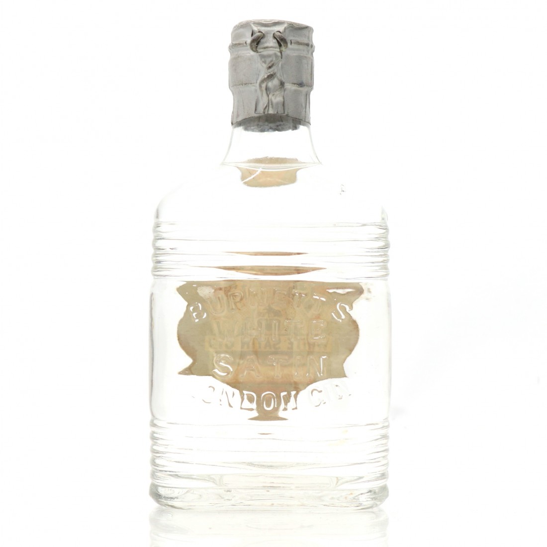 Burnett's White Satin Gin Quarter Bottle 1960s | Whisky Auctioneer