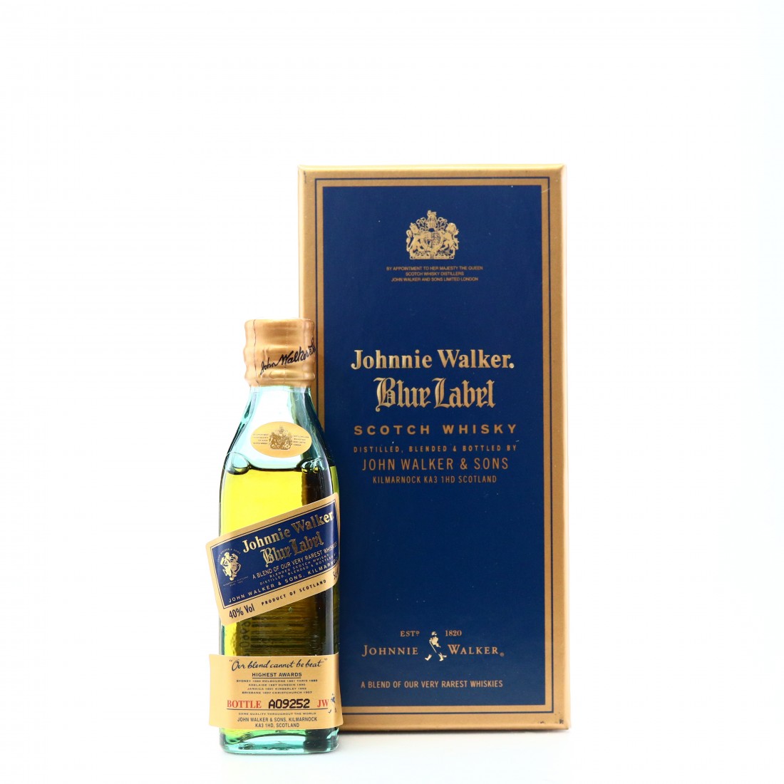 Johnnie Walker Blue Label 75cl / with Miniatures 2 x 5cl | Whisky ...