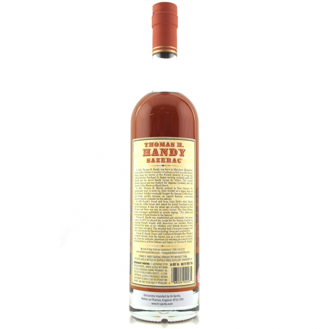Thomas H Handy Sazerac Rye 2017 Release | Whisky Auctioneer