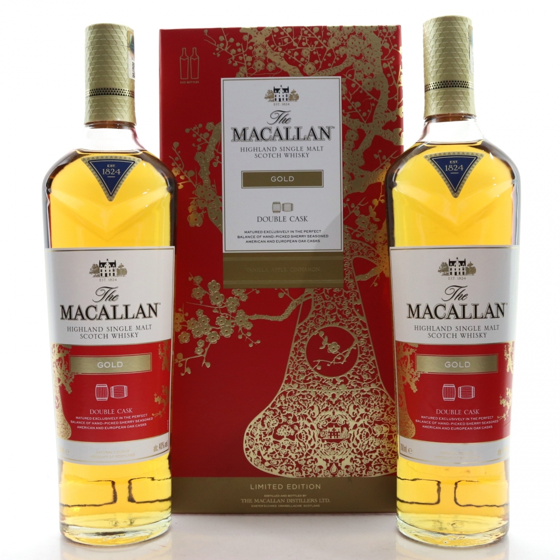 Macallan Gold Double Cask 2 x 70cl / Year of the Pig | Whisky Auctioneer
