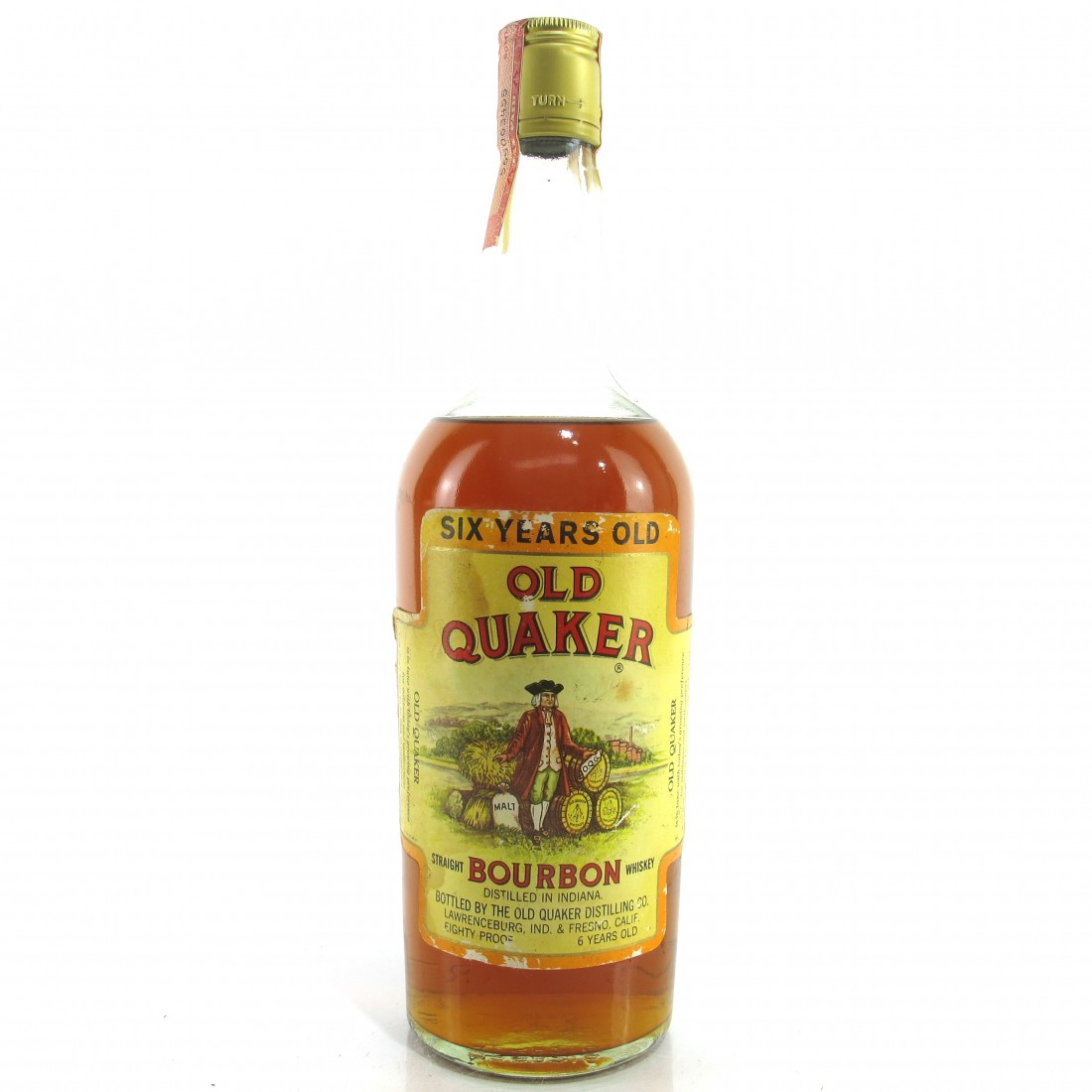 Old Quaker 6 Year Old Bourbon circa 1960s | Whisky Auctioneer