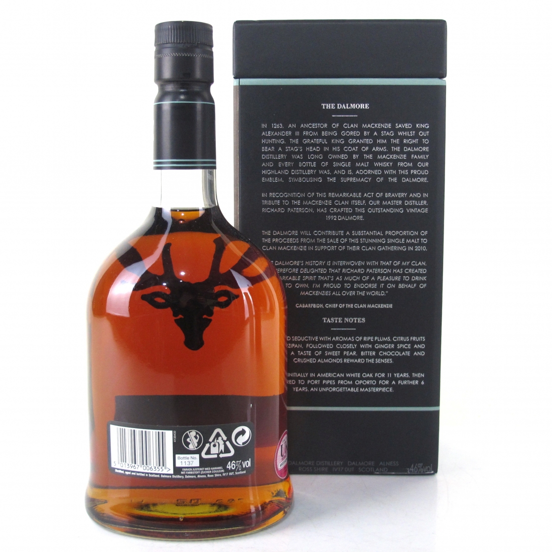 Dalmore Mackenzie 1992 / Includes 'Death of the Stag' Print | Whisky ...