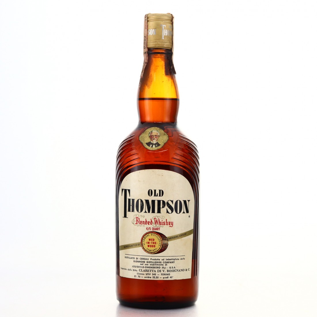 Old Thompson Blended Whiskey 1960s | Whisky Auctioneer