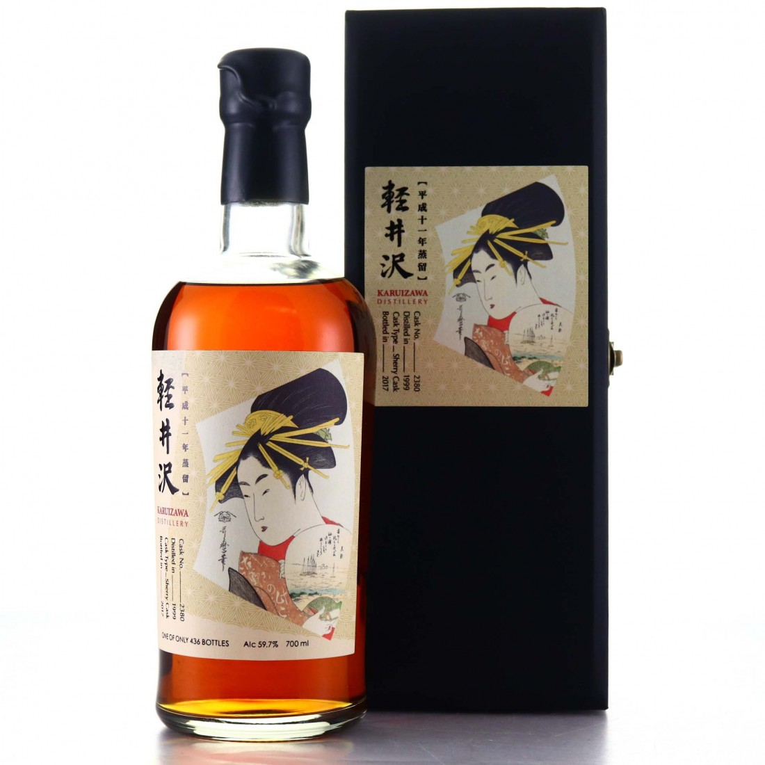 Karuizawa 1999 Single Sherry Cask #2380 / Miyaki Odori Geisha Label ...