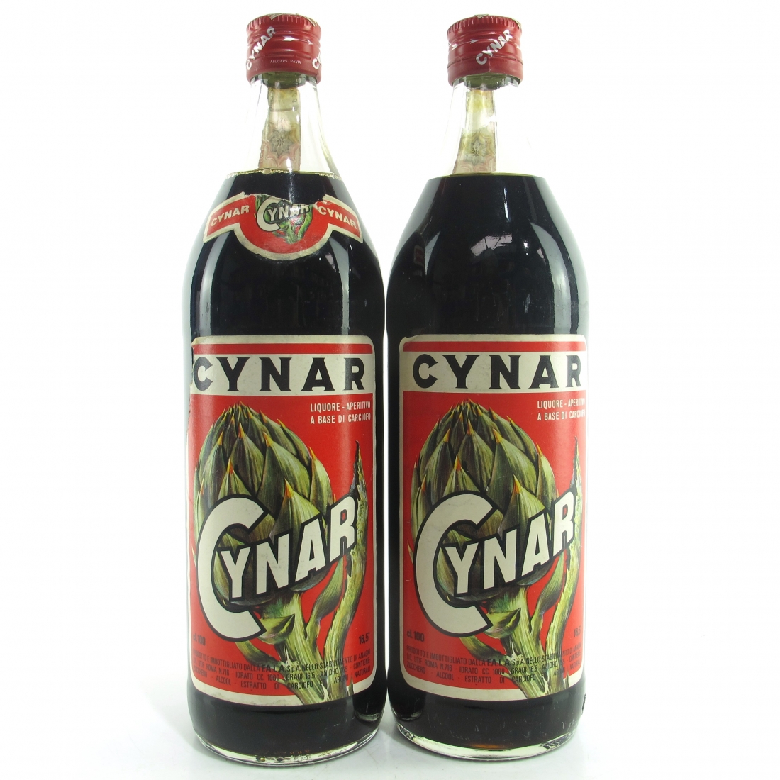 Cynar Artichoke Liqueur 2 x 1 Litre 1970s | Whisky Auctioneer