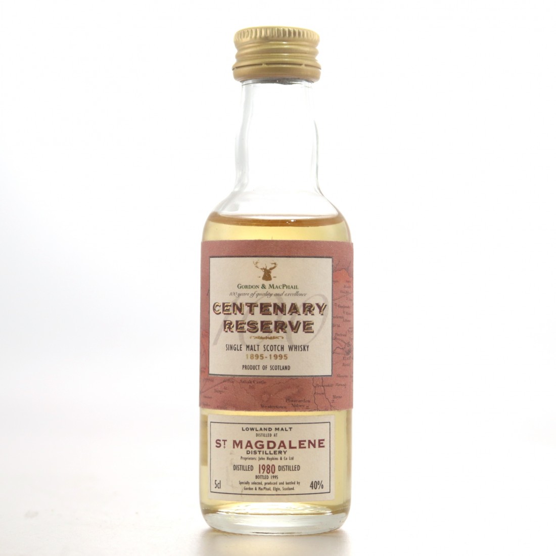 St Magdalene 1980 Centenary Reserve Gordon and MacPhail Miniature 5cl ...