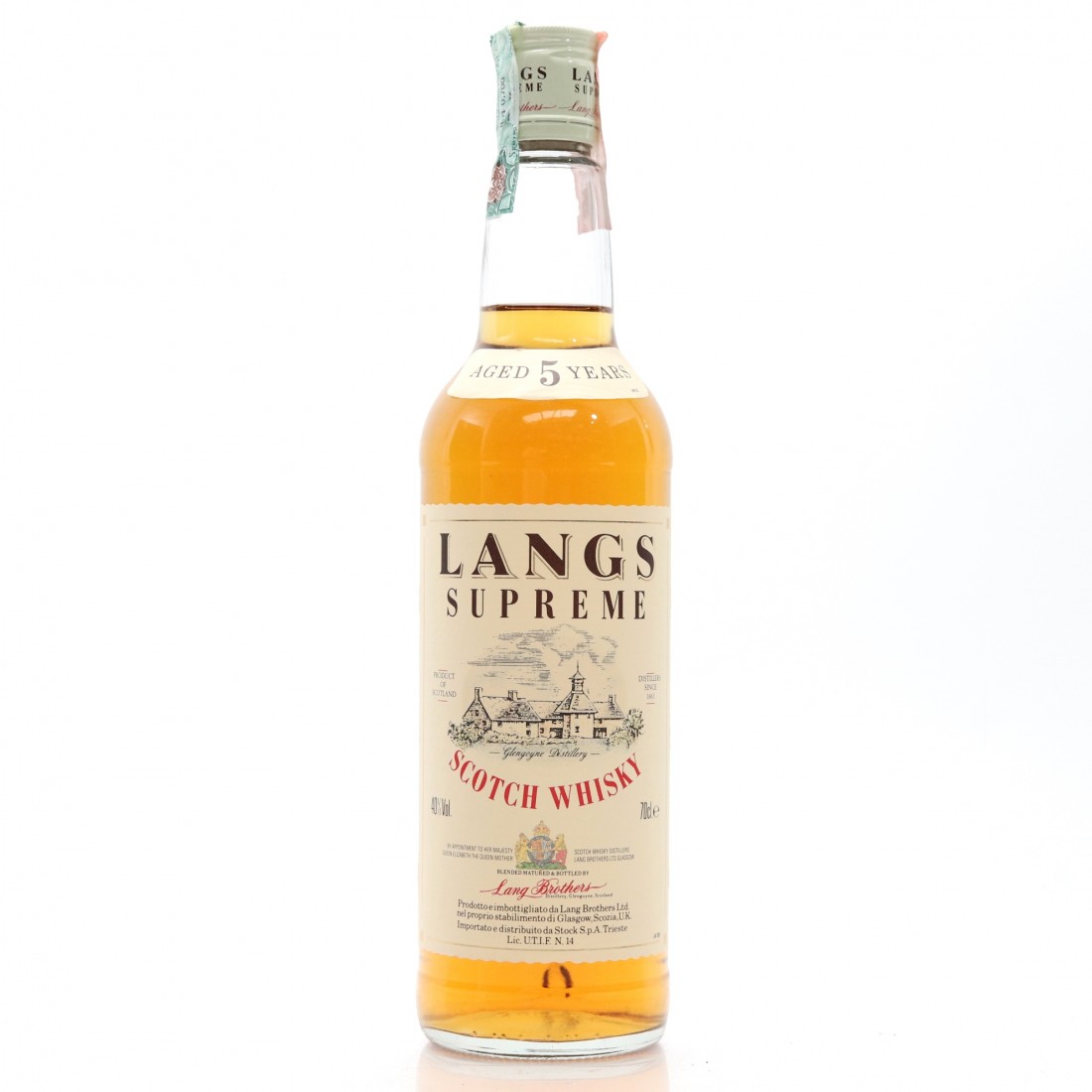 Langs Supreme 5 Year Old / Stock Import | Whisky Auctioneer