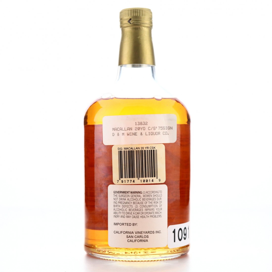 Macallan 1975 Signatory Vintage 20 Year Old 75cl / US Import | Whisky ...
