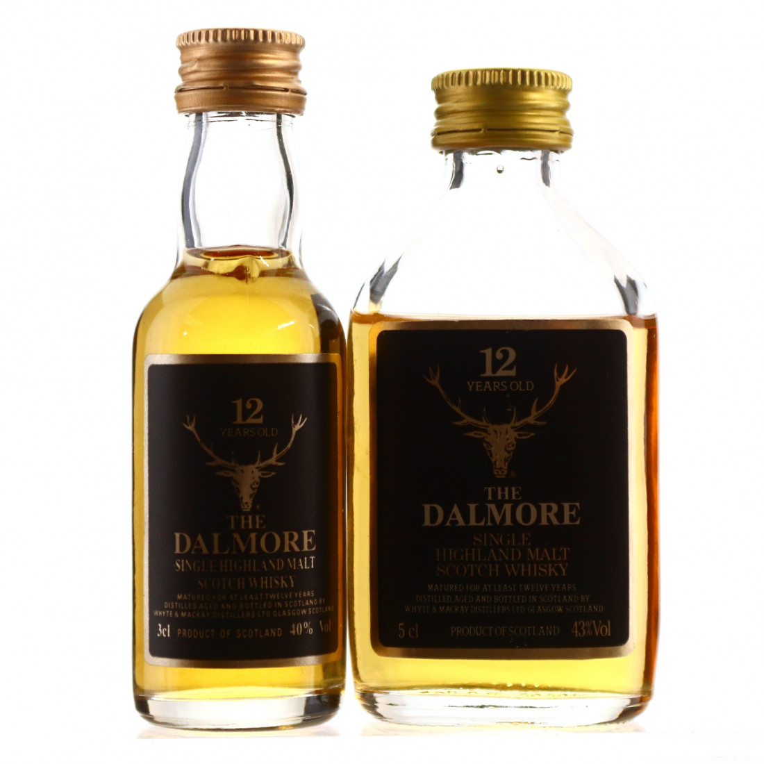 Dalmore 12 Year Old Miniature x 2 | Whisky Auctioneer