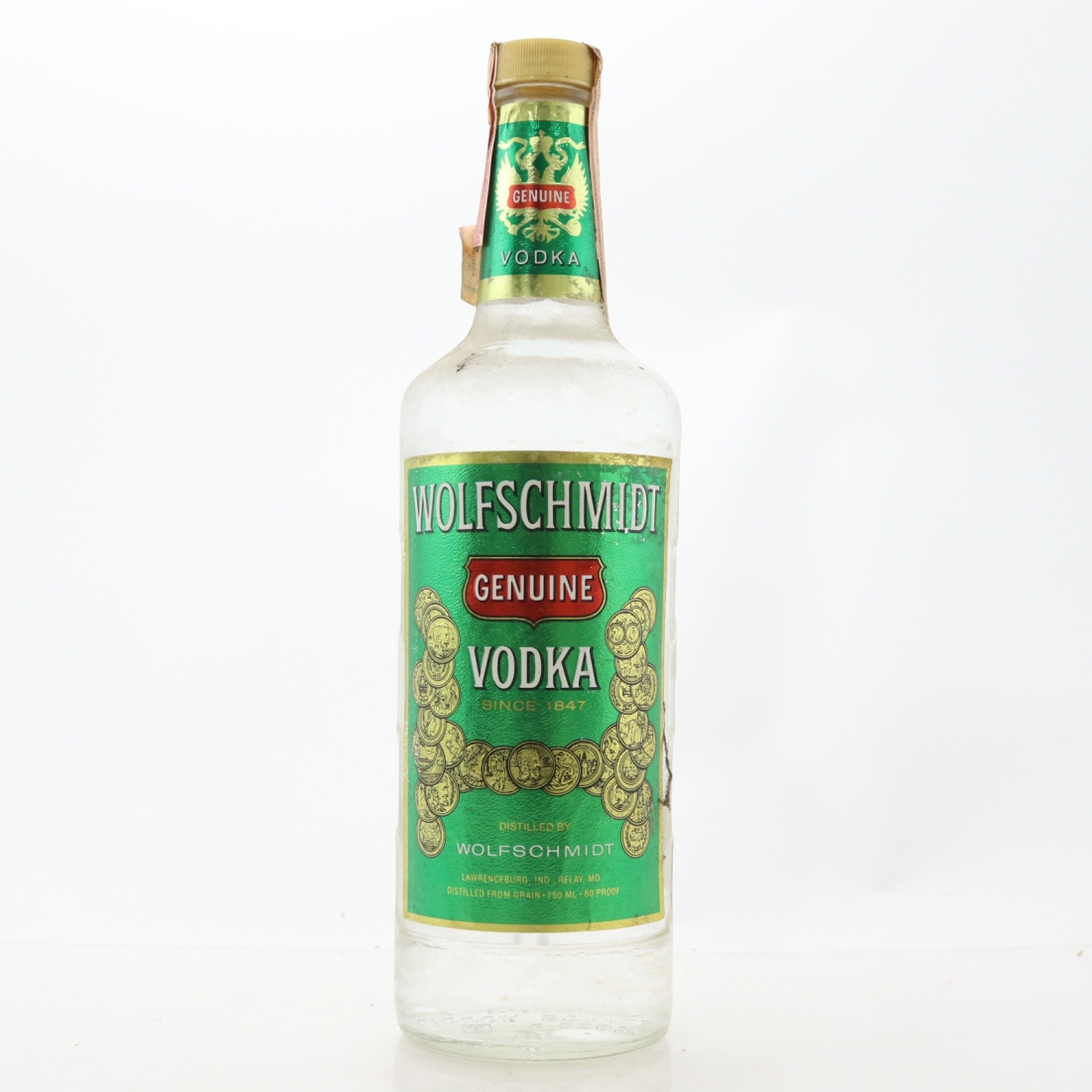 Wolfschmidt Genuine Vodka Circa 1980s | Whisky Auctioneer