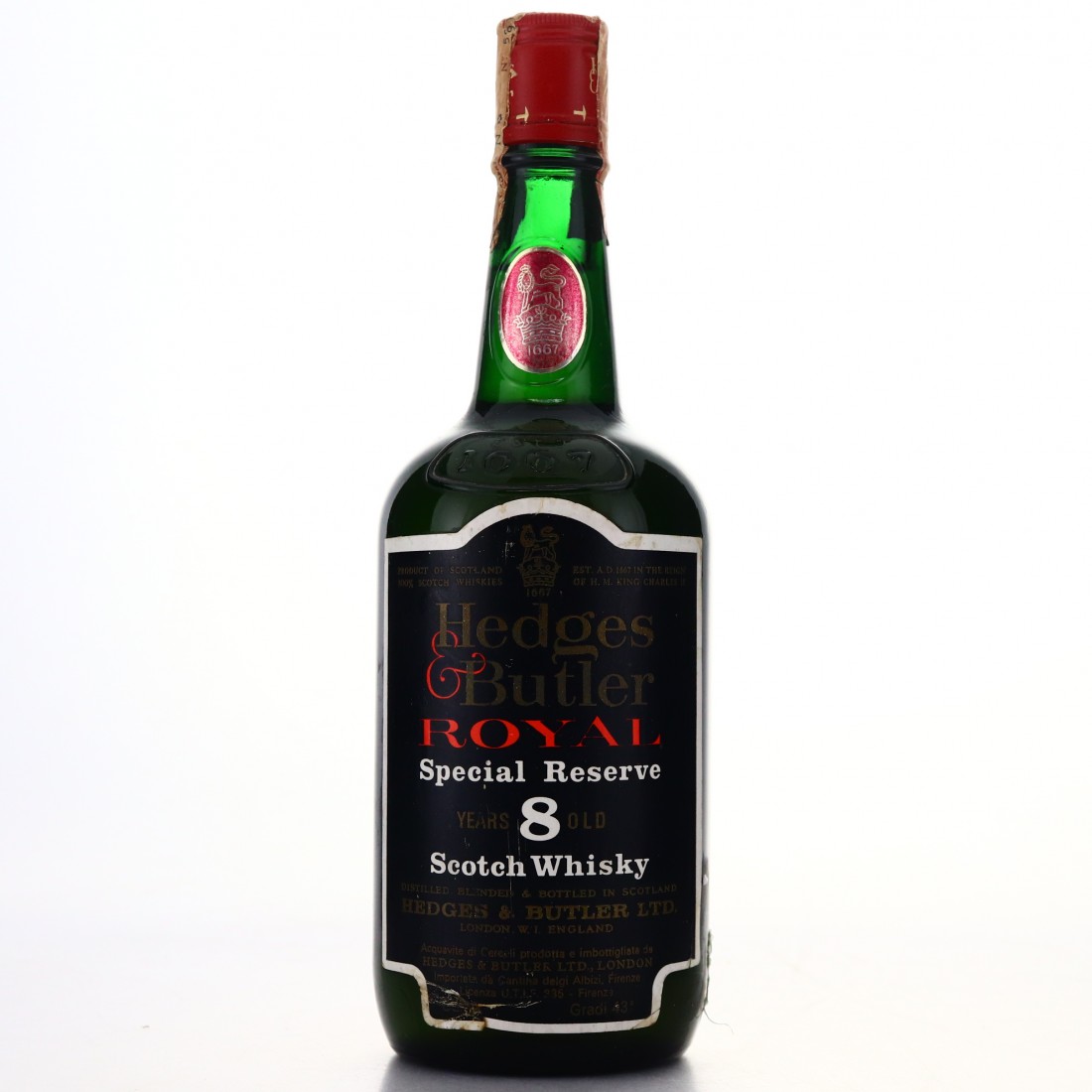 Hedges & Butler 8 Year Old Royal Scotch 1980s | Whisky Auctioneer