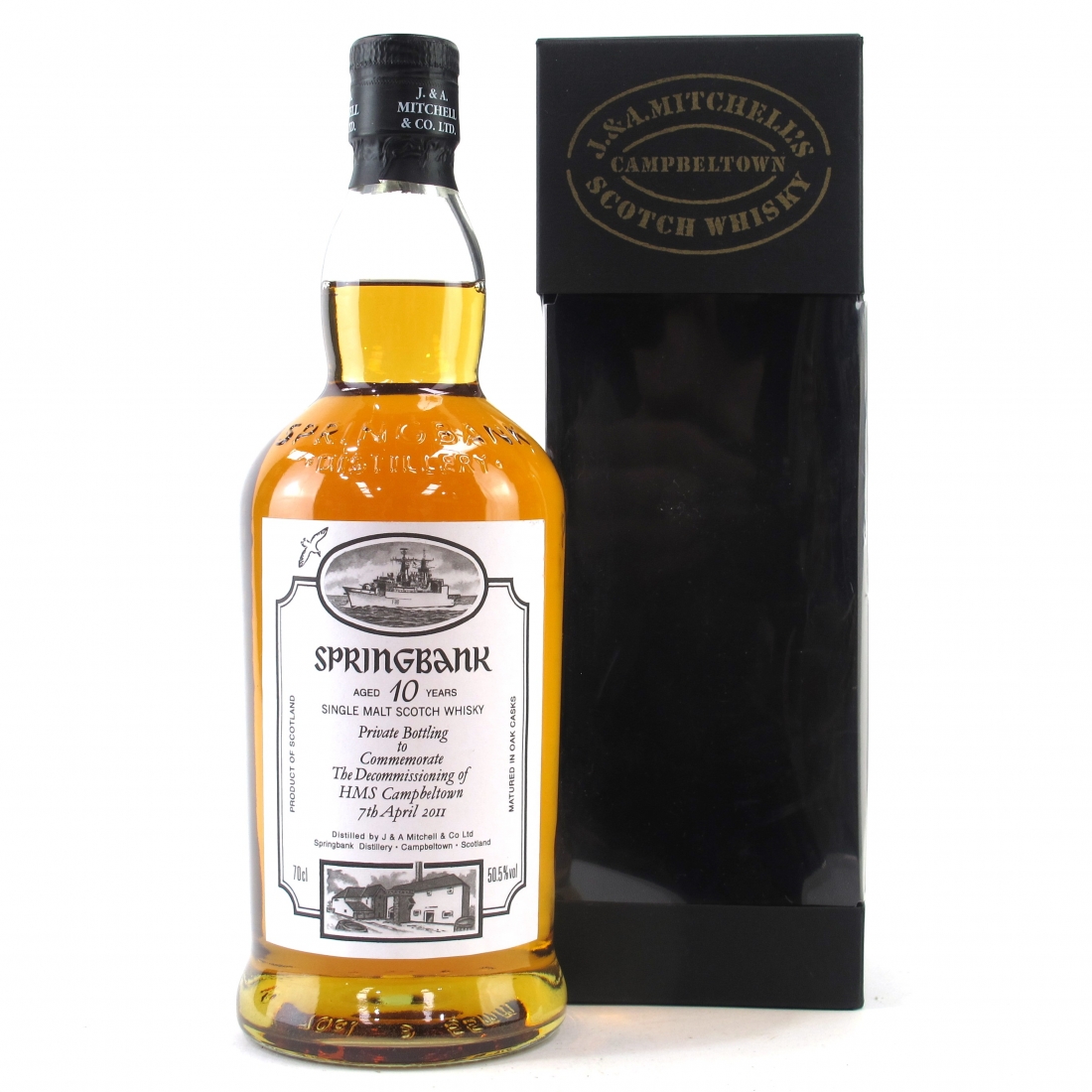 Springbank 10 Year Old Decommissioning HMS Campbeltown | Whisky Auctioneer