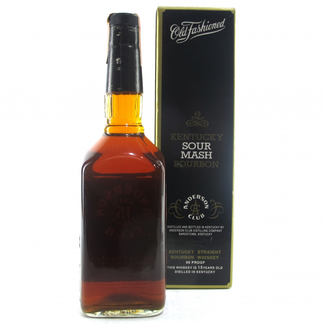 Anderson Club 15 Year Old Kentucky Bourbon 1990s | Whisky Auctioneer