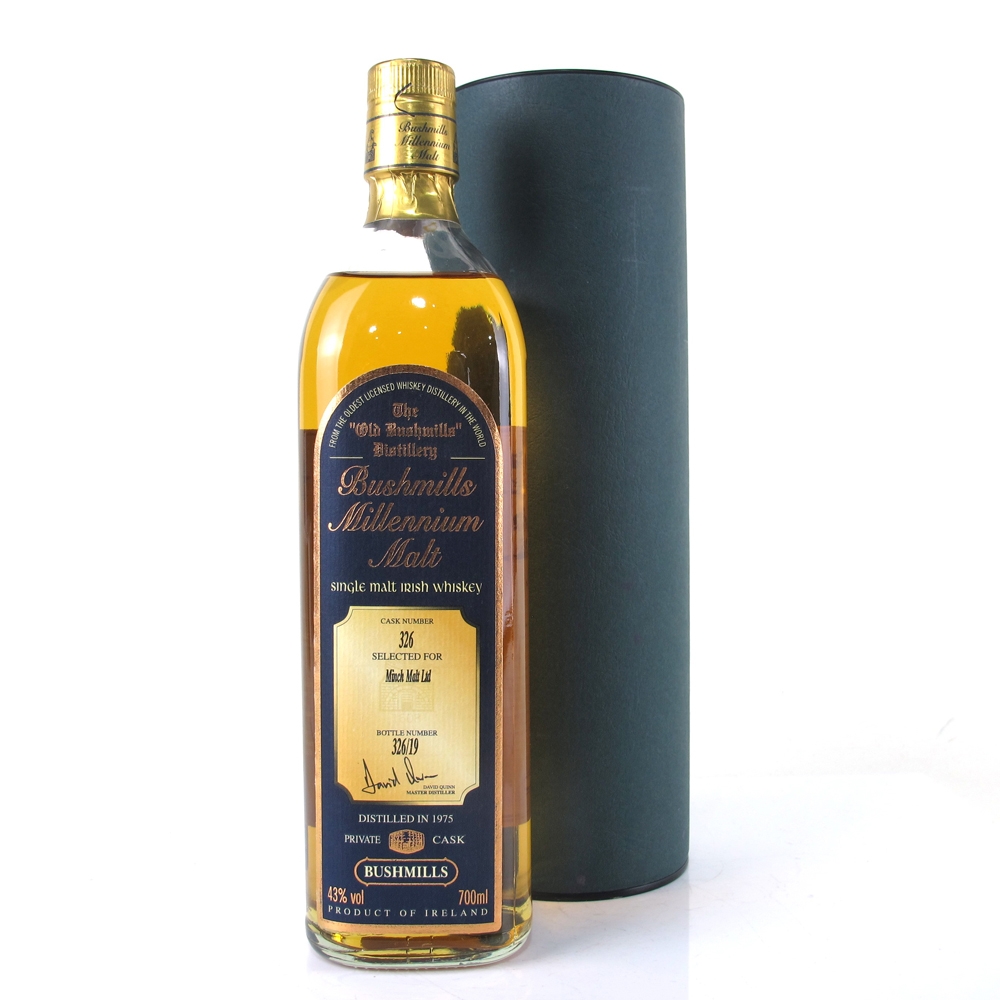 Bushmills 1975 Millennium Malt Single Cask / Minch Malt Ltd | Whisky ...