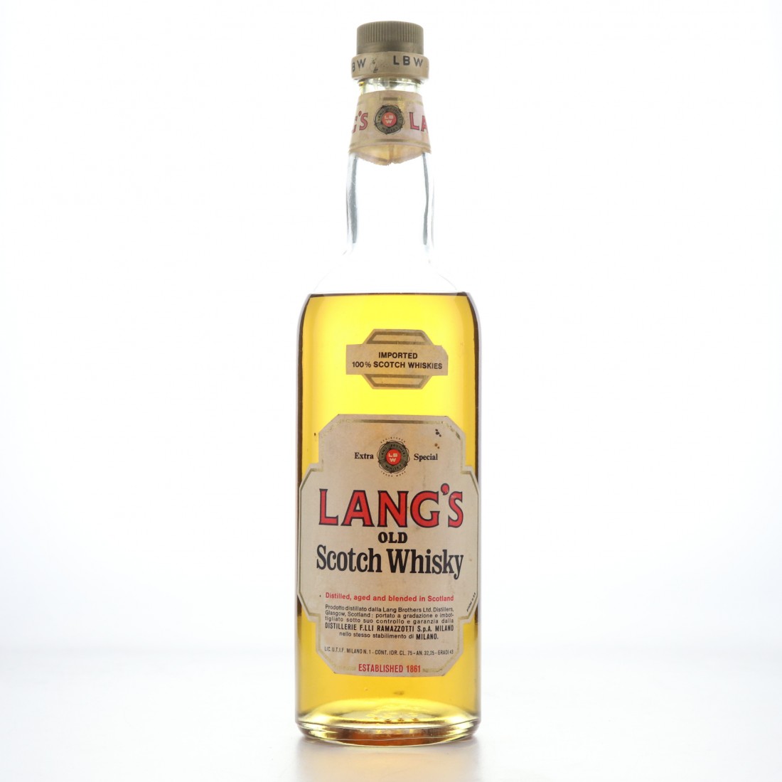 Lang's Old Scotch Whisky 1960s | Whisky Auctioneer