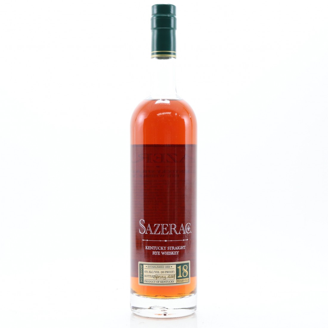Sazerac 18 Year Old Rye / Spring 2014 | Whisky Auctioneer