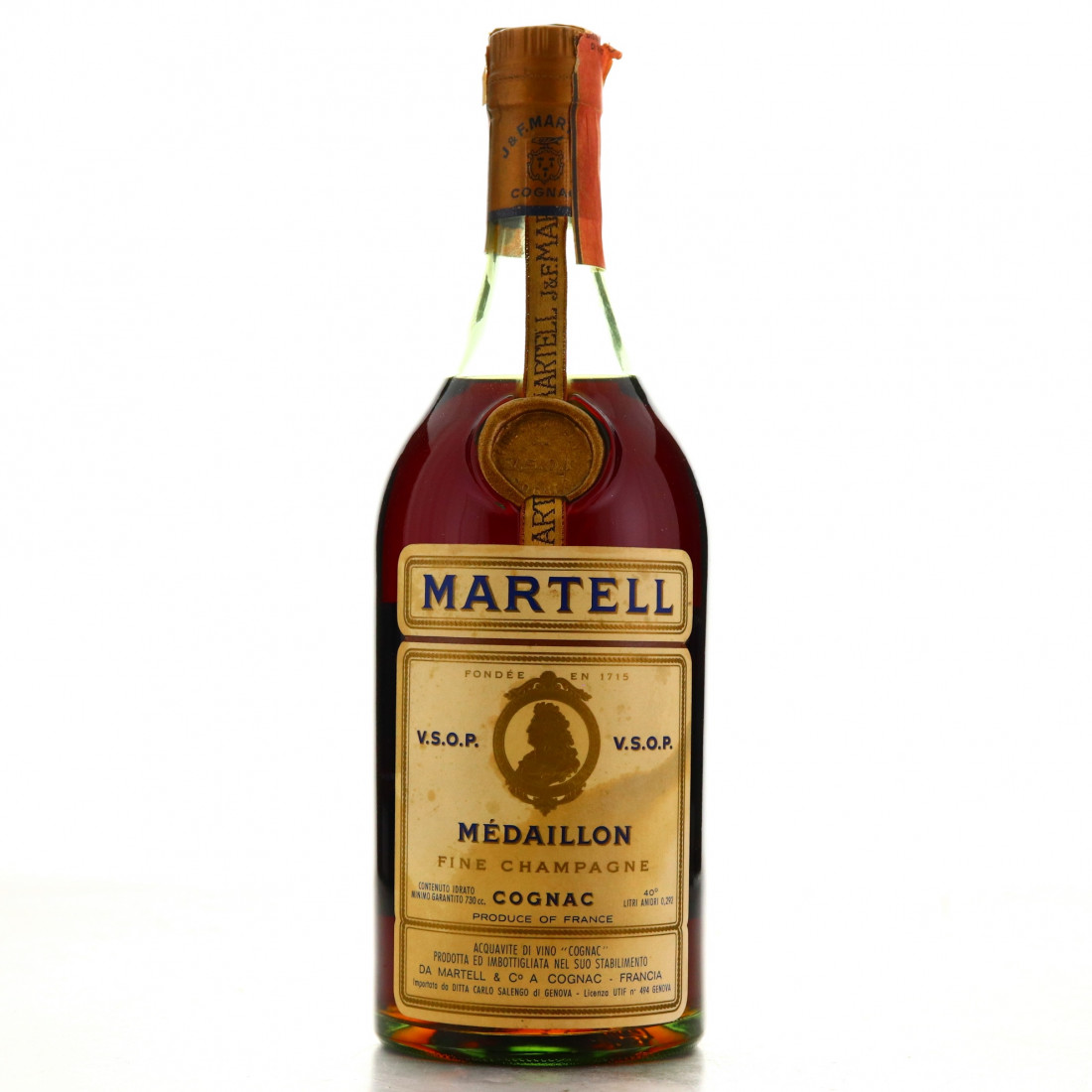 Martell Medaillon VSOP Cognac 1970s | Whisky Auctioneer