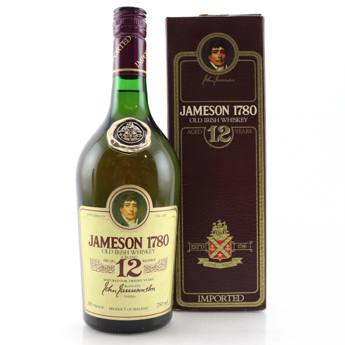 Jameson '1780' 12 Year Old 1980s / US Import | Whisky Auctioneer