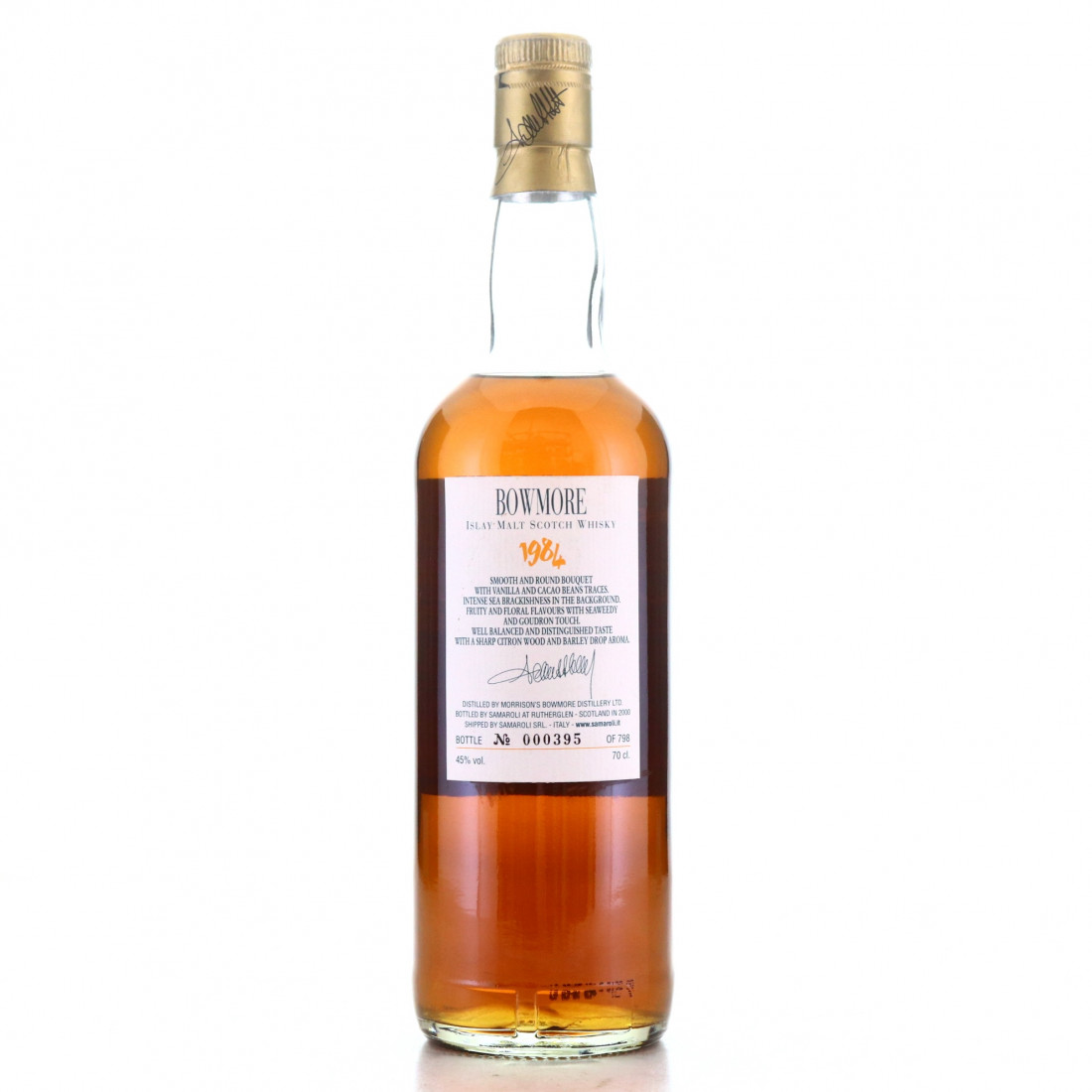 Bowmore 1984 Samaroli Very Limited Edition | Whisky Auctioneer