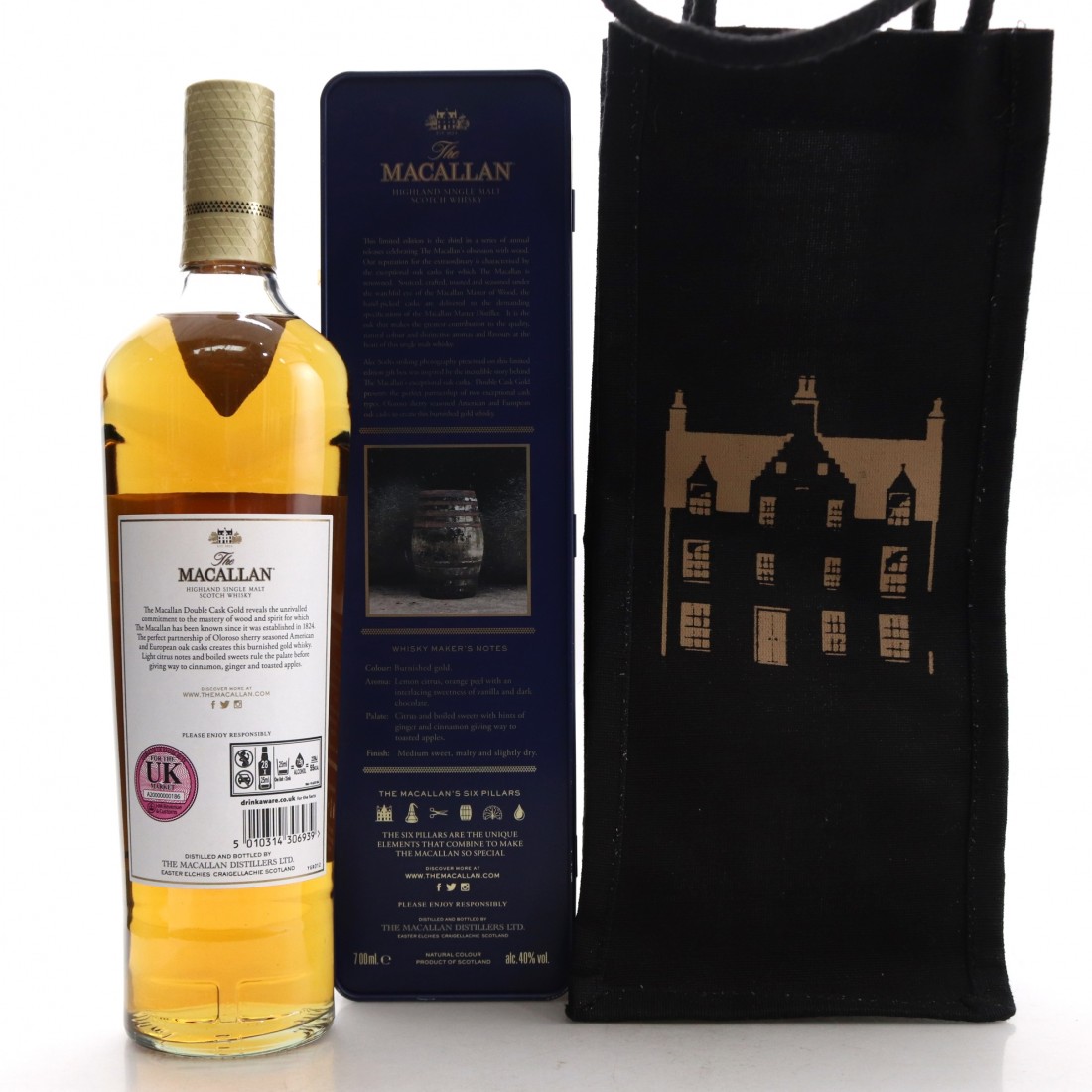 Macallan Gold Double Cask Limited Edition / With Branded Hessian Bag | Whisky Auctioneer