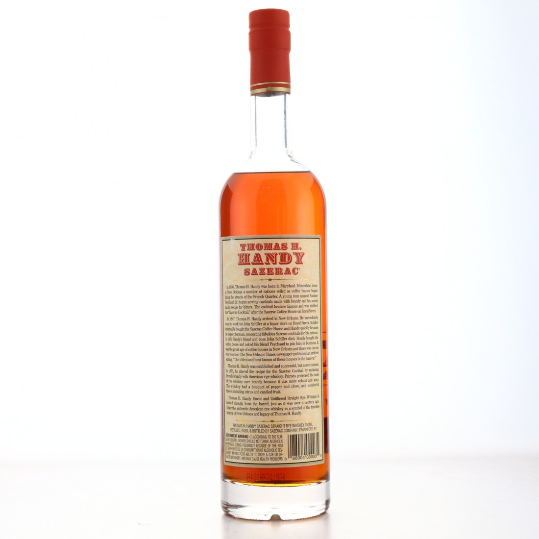 Thomas H Handy Sazerac Rye 2012 Release | Whisky Auctioneer