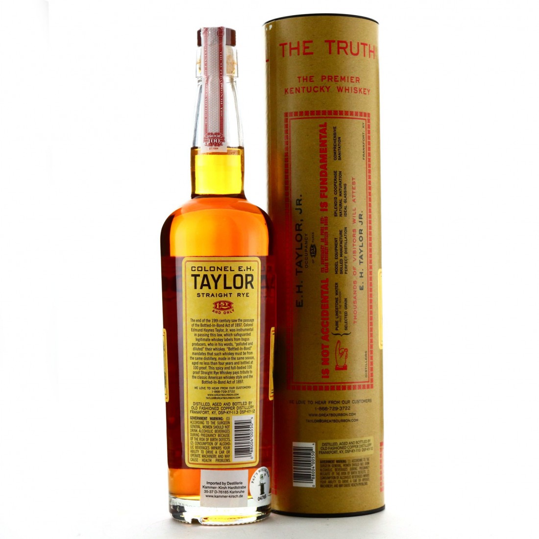 Colonel E.H. Taylor Straight Rye 2013 | Whisky Auctioneer