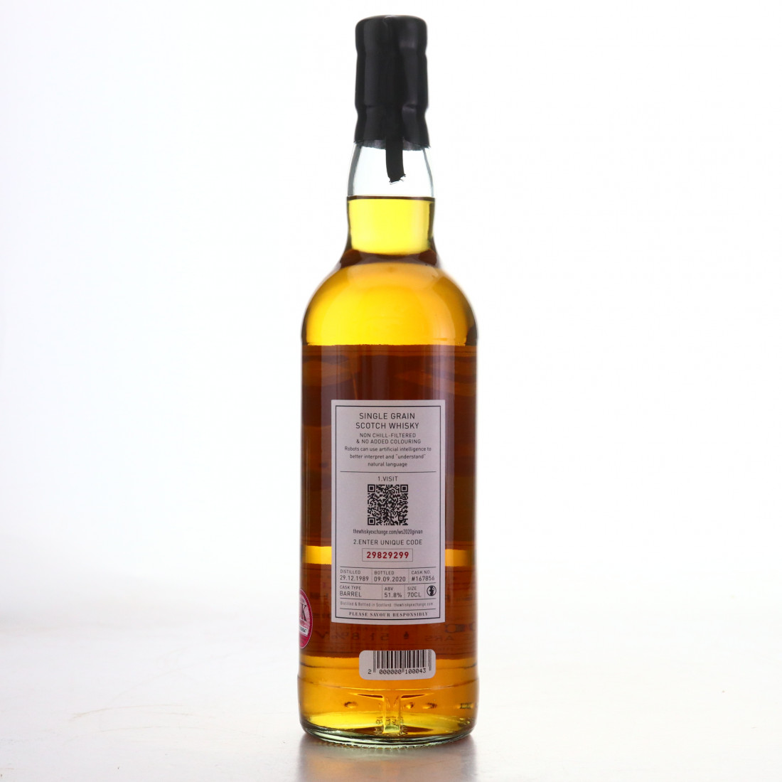 Girvan 1989 Whisky Show 30 Year Old | Whisky Auctioneer