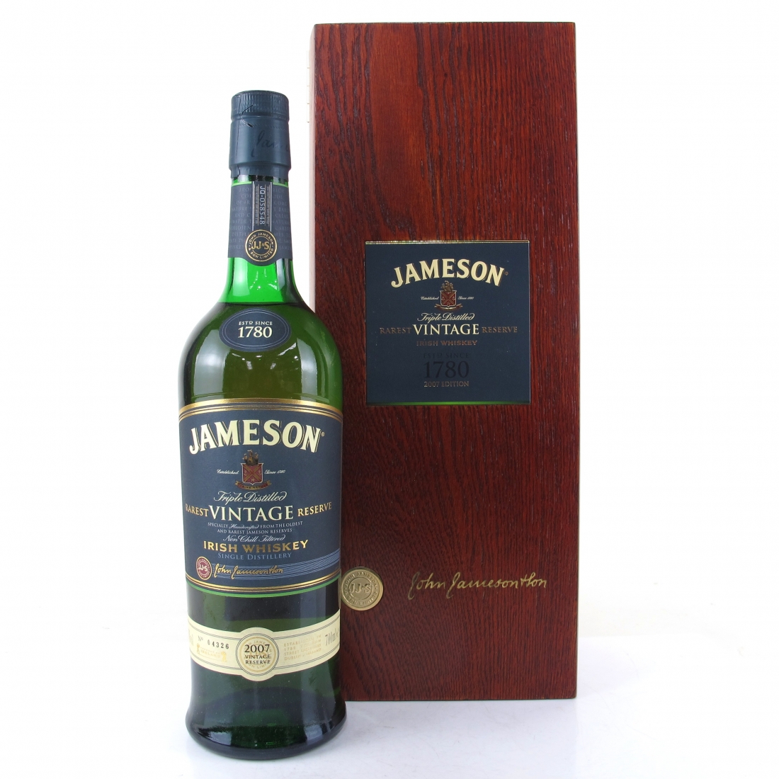 Jameson 2007 Rarest Vintage Reserve | Whisky Auctioneer
