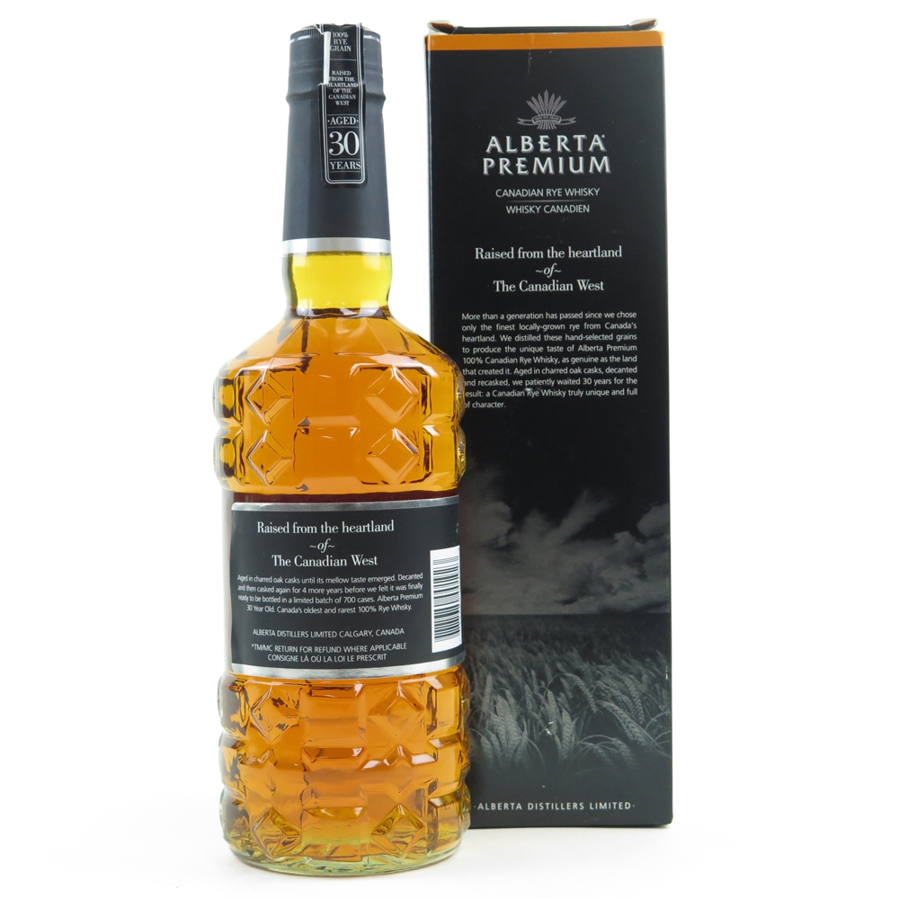 Alberta Premium 30 Year Old Canadian Rye Whisky | Whisky Auctioneer
