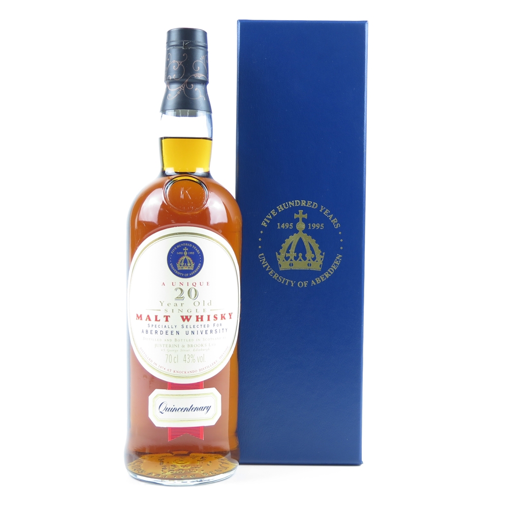 Knockando 20 Year Old Aberdeen University Quincentenary Whisky Auctioneer knockando-20-year-old-aberdeen-university-quincentenary-whisky-auctioneer