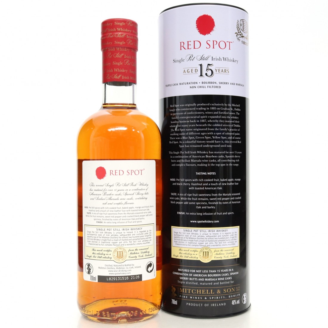 Red Spot 15 Year Old Irish Whiskey | Whisky Auctioneer
