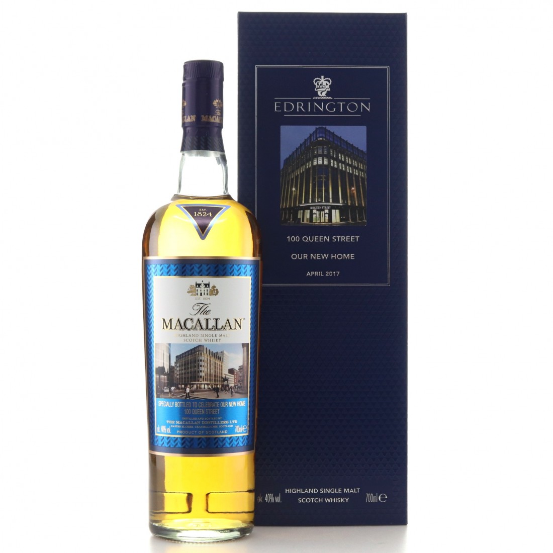 Macallan Welcome to 100 Queen Street / Edrington | Whisky Auctioneer