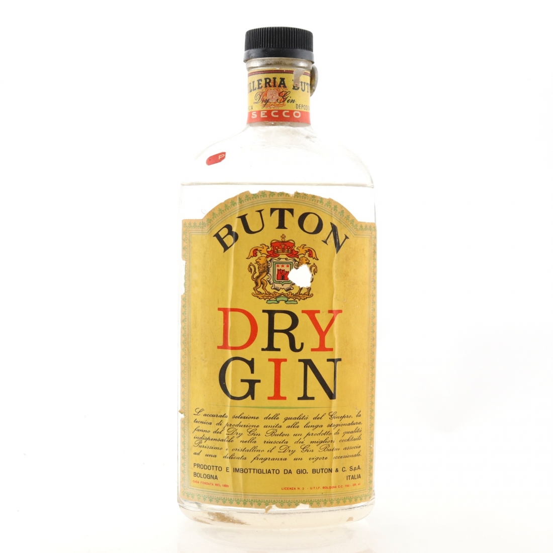Buton Dry Gin 1950s | Whisky Auctioneer