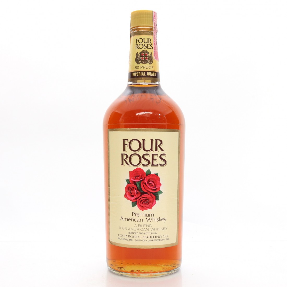 Four Roses Premium American Whiskey Quart 1970s | Whisky Auctioneer