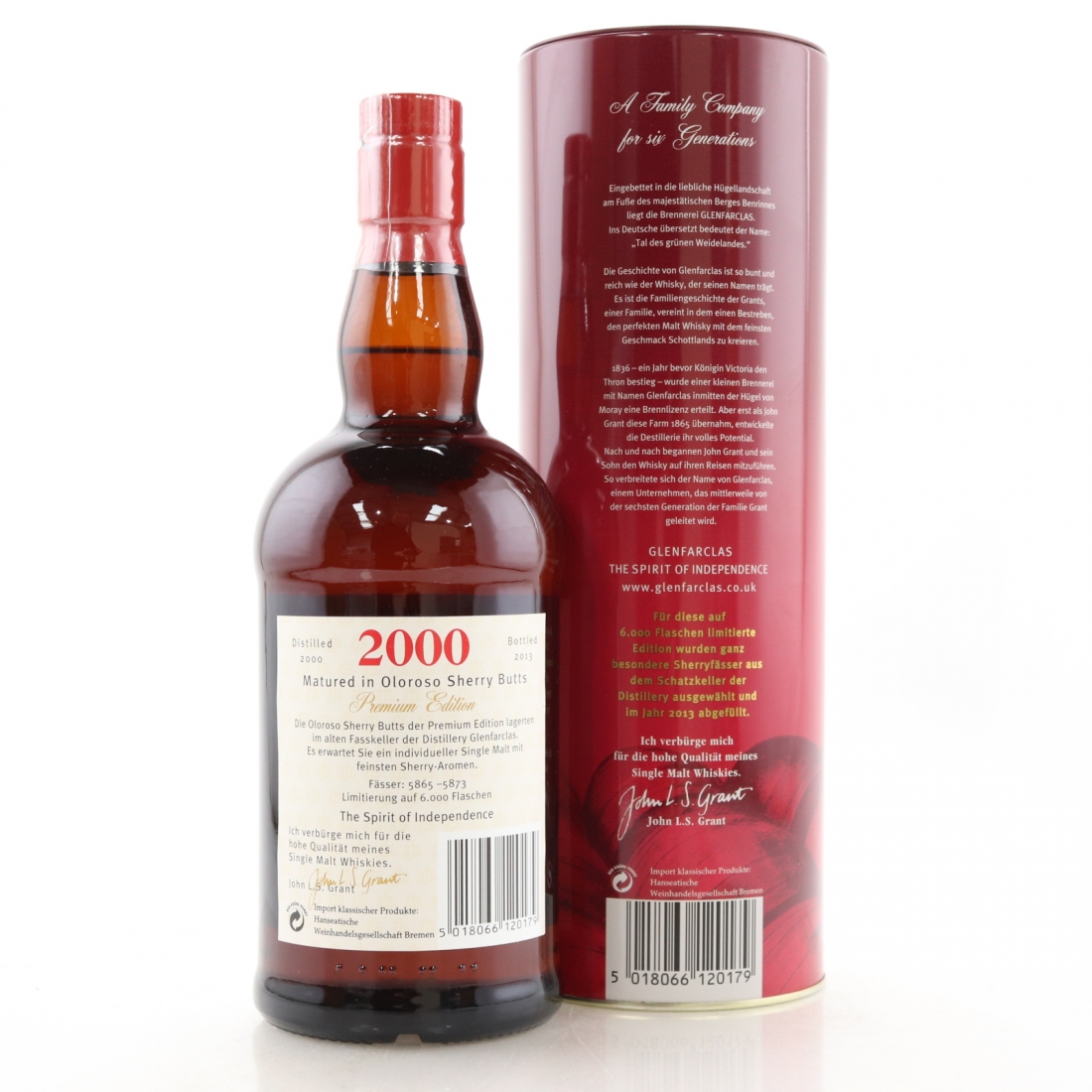 Glenfarclas 2000 Oloroso Sherry Casks / German Exclusive | Whisky ...