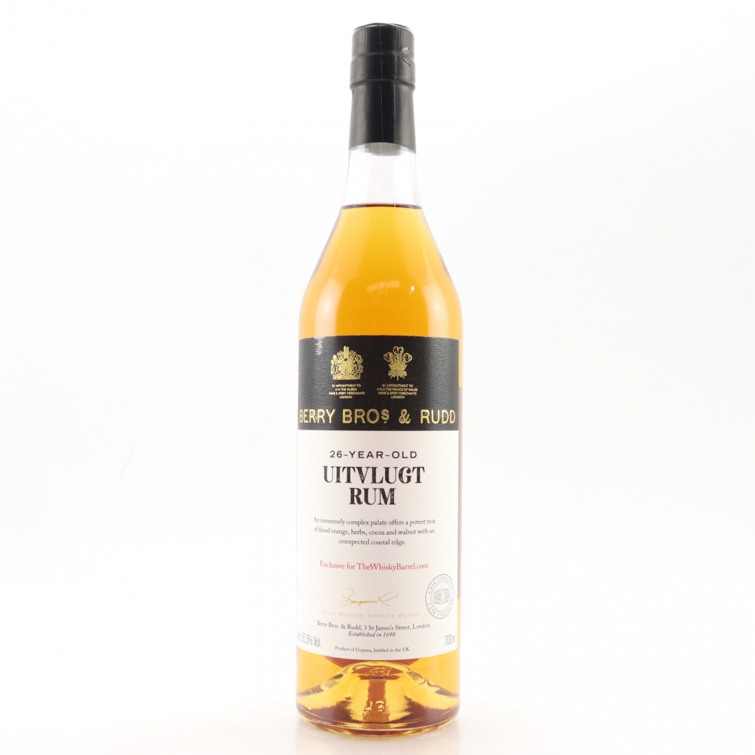 Uitvlugt 28 Year Old Berry Brothers and Rudd Rum / The Whisky Barrel ...