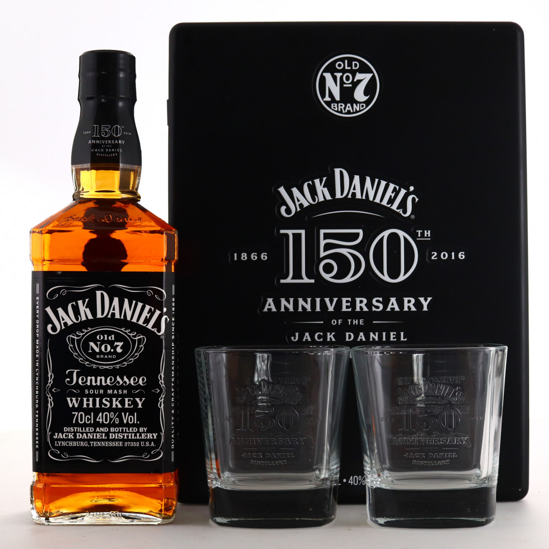 Jack Daniel's Old No.7 80 Proof 150th Anniversary Gift Pack | Whisky ...