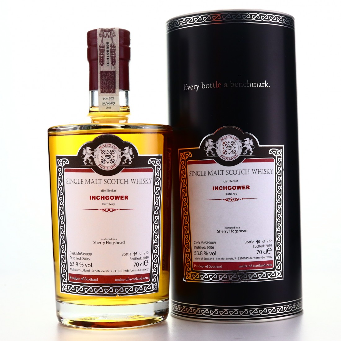 Inchgower 2006 Malts of Scotland Sherry Hogshead | Whisky Auctioneer