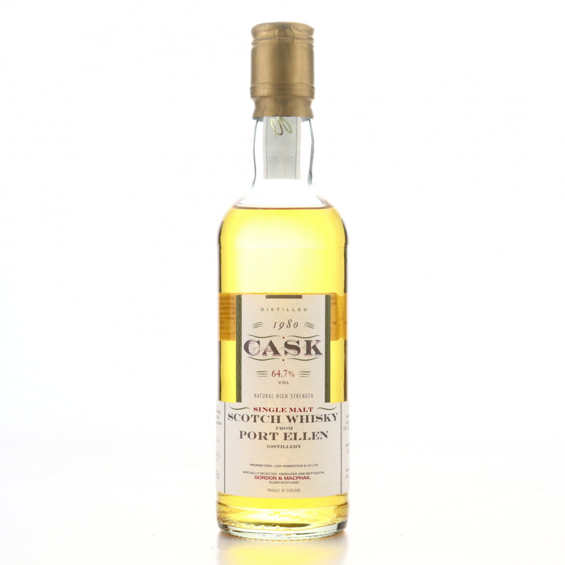 Port Ellen 1980 Gordon and MacPhail Cask Strength 35cl | Whisky Auctioneer