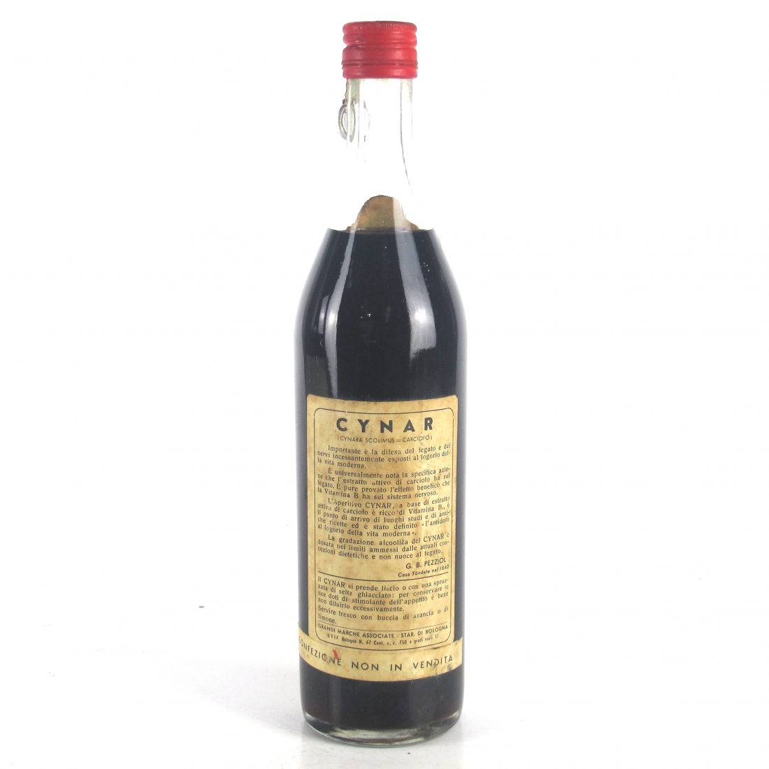 Cynar Artichoke Liqueur 1950s | Whisky Auctioneer