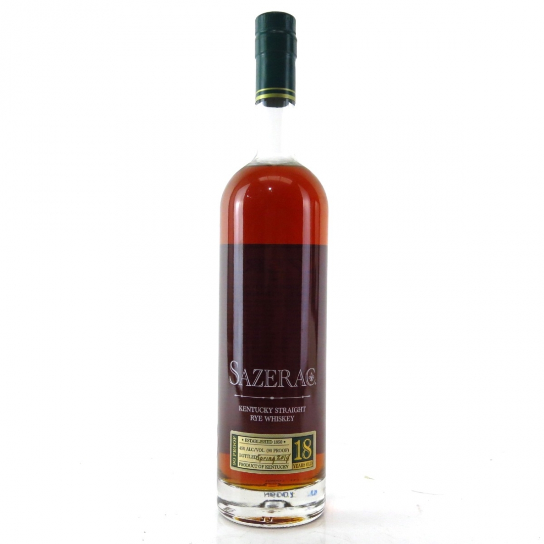 Sazerac 18 Year Old Rye / Spring 2014 | Whisky Auctioneer