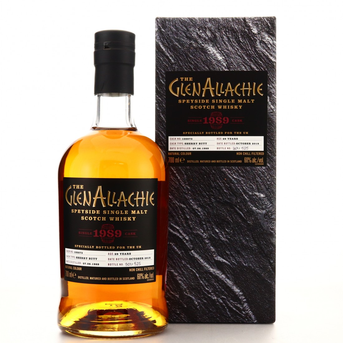 Glenallachie 1989 Single Sherry Cask 29 Year Old #100073 / UK Exclusive ...