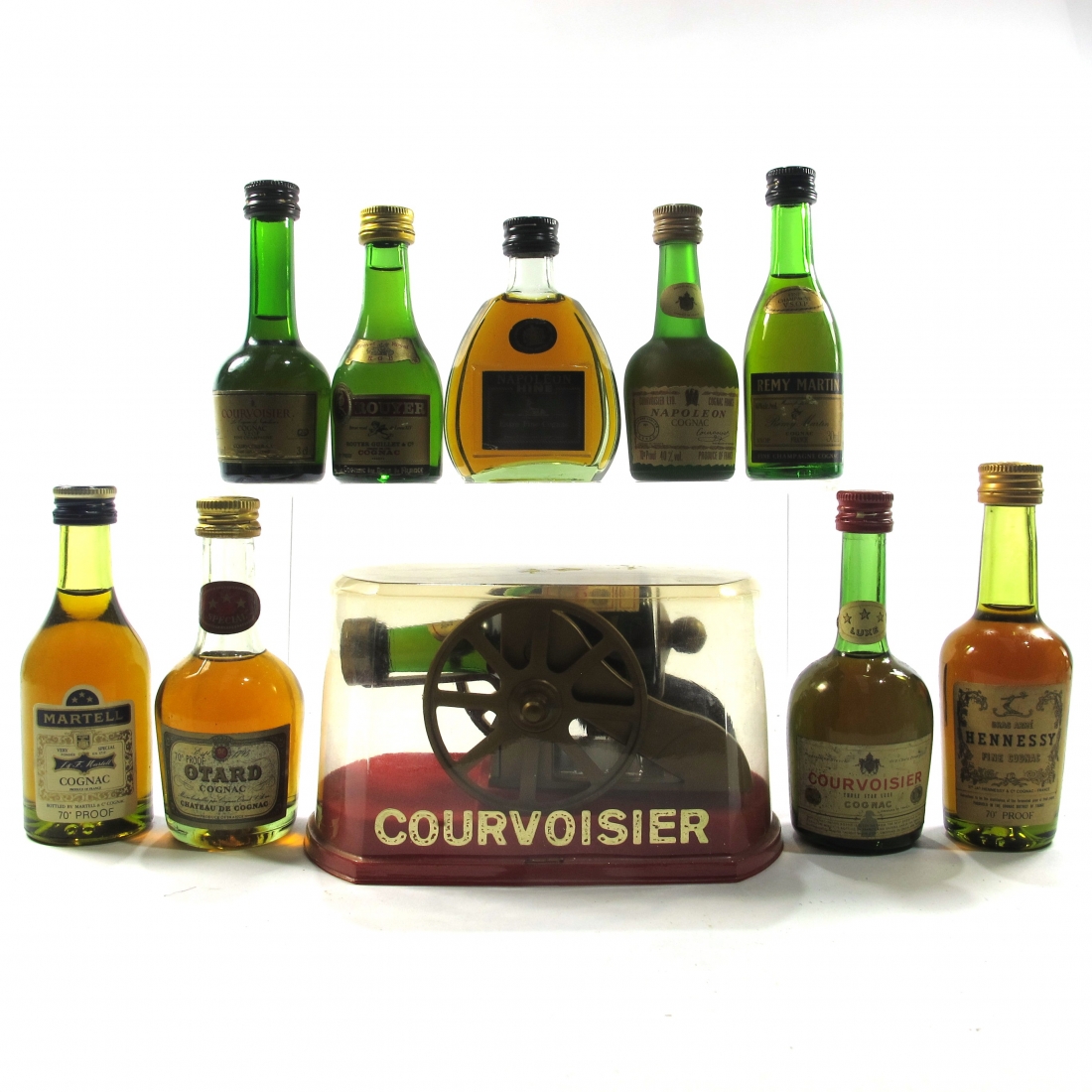 Cognac Miniature Selection x 10 | Whisky Auctioneer