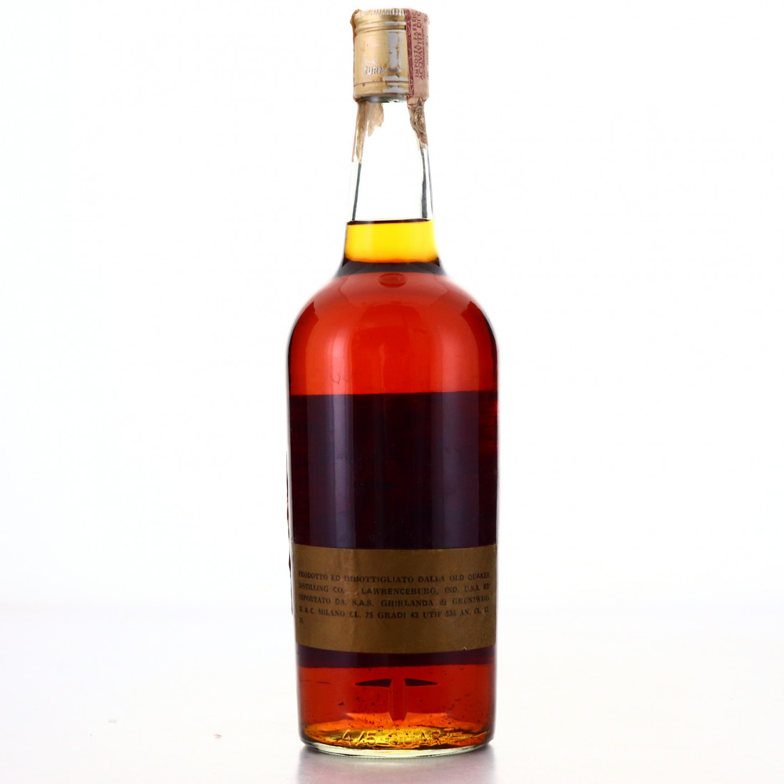 Old Quaker Straight Bourbon 1971 | Whisky Auctioneer
