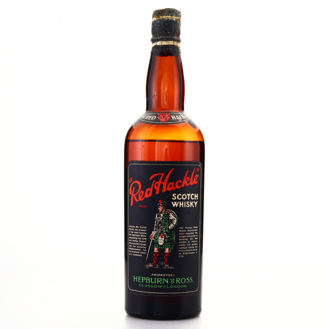 Red Hackle Scotch Whisky circa 1930 | Whisky Auctioneer