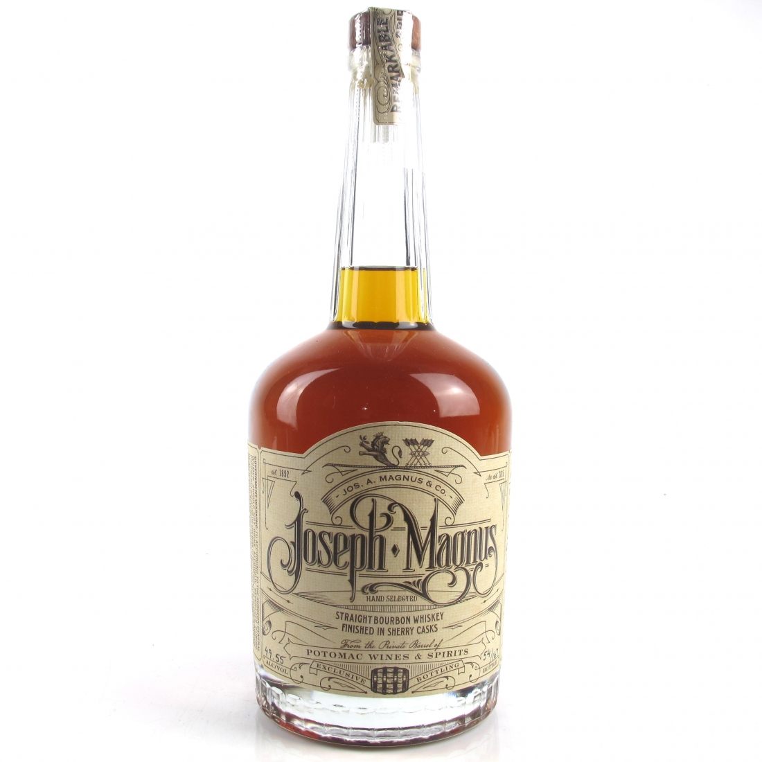 Joseph Magnus Sherry Finished Straight Bourbon Whiskey / Potomac Wine ...